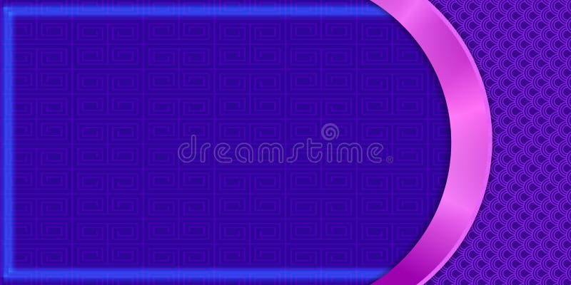 Abstract Vector Pattern Blue Background Illustration with Pink Round ...