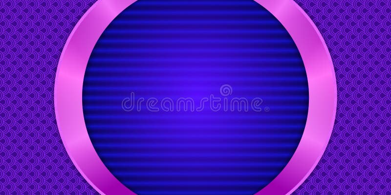 Abstract Vector Pattern Blue Background Illustration with Pink Round ...