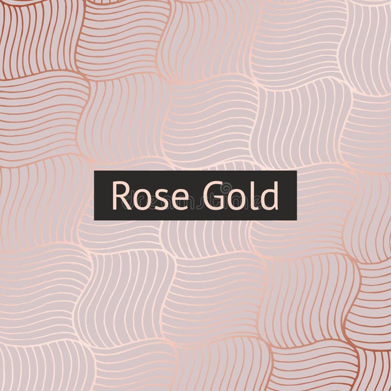 Abstract Vector Pattern with Rose Gold Imitation for Design of Surfaces ...