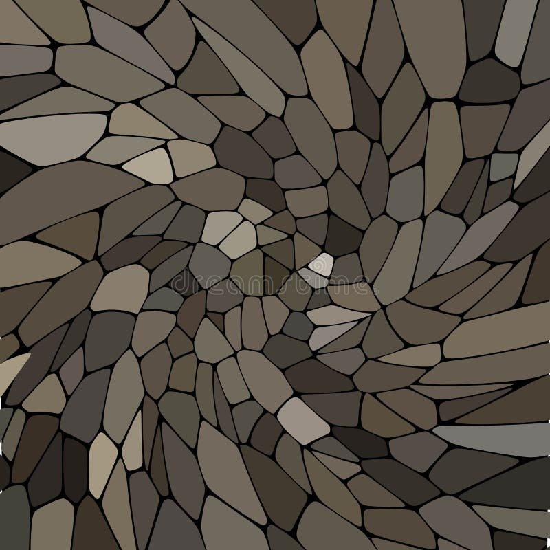 Abstract Vector Pattern of Stones. Mosaic. Gray Color Pallet ...