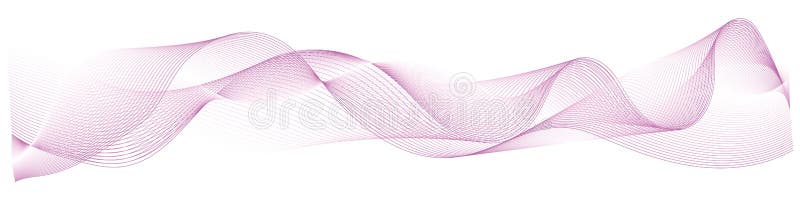 Abstract Vector Purple Wave Lines on White Background Stock Vector ...