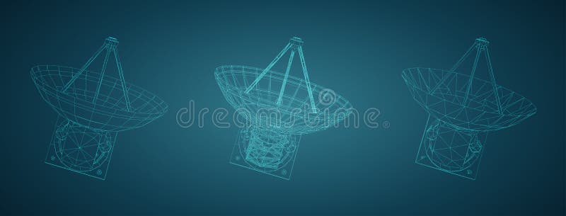 Abstract Vector. Radio Antenna Stock Vector - Illustration of connect ...