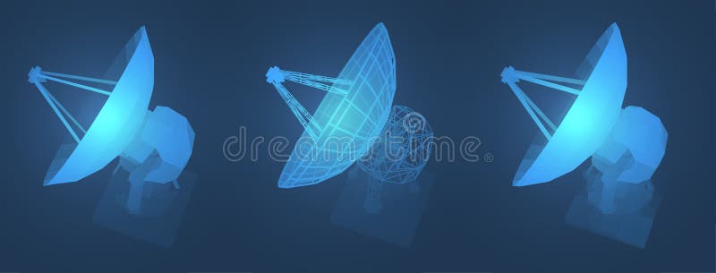 Abstract Vector. Radio Antenna Stock Vector - Illustration of mesh ...