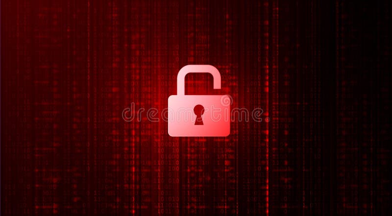 Abstract Vector Red Background. Malware, or Hack Attack Concept Stock ...