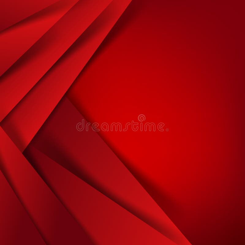 Abstract Vector Red Background Overlap Layer And Shadow Vector Stock