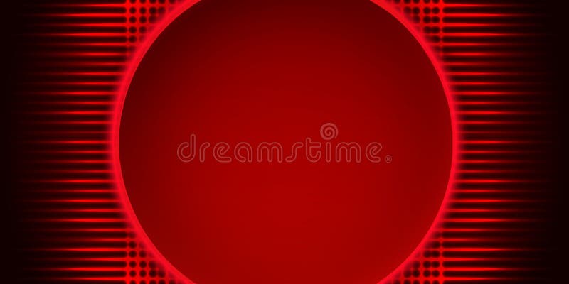 Abstract Vector Red Shining Background Illustration with Round Banner ...