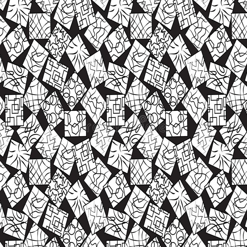 Abstract Vector Repeat Pattern Stock Vector - Illustration of ...