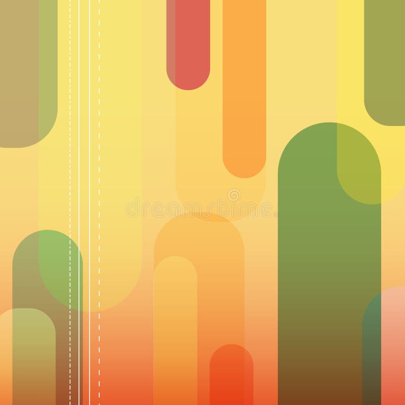 Abstract Vector Retro Illustration Stock Vector - Illustration of ...