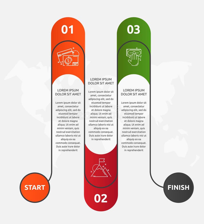 Abstract Vector Road Timeline Infographic Stock Vector - Illustration ...