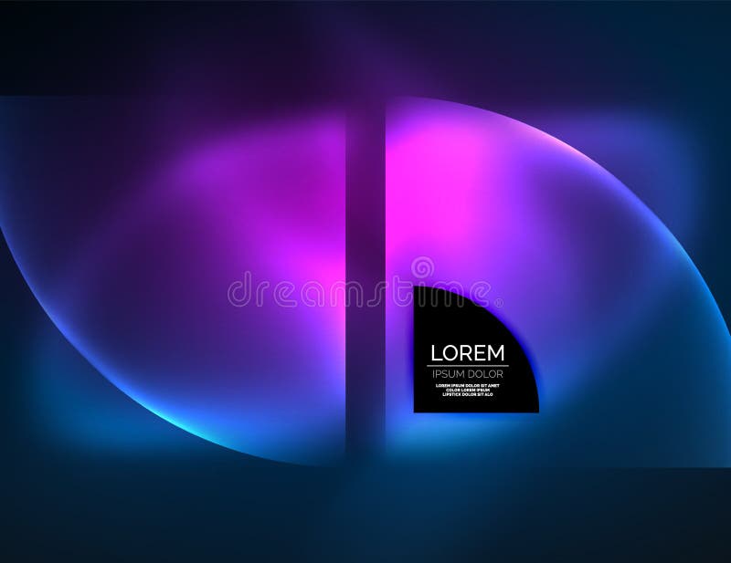 Abstract Vector Round Banner Stock Vector - Illustration of business ...