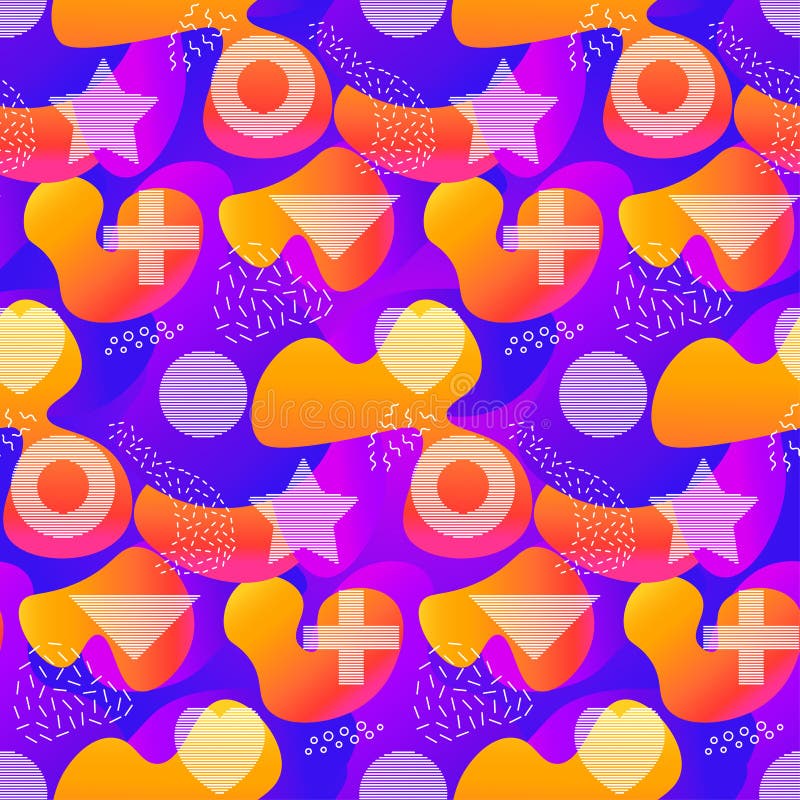 Abstract Vector Seamless Color Gradient Pattern. Background with Color ... Abstract Vector Seamless Color Gradient Pattern. Background with Color ...