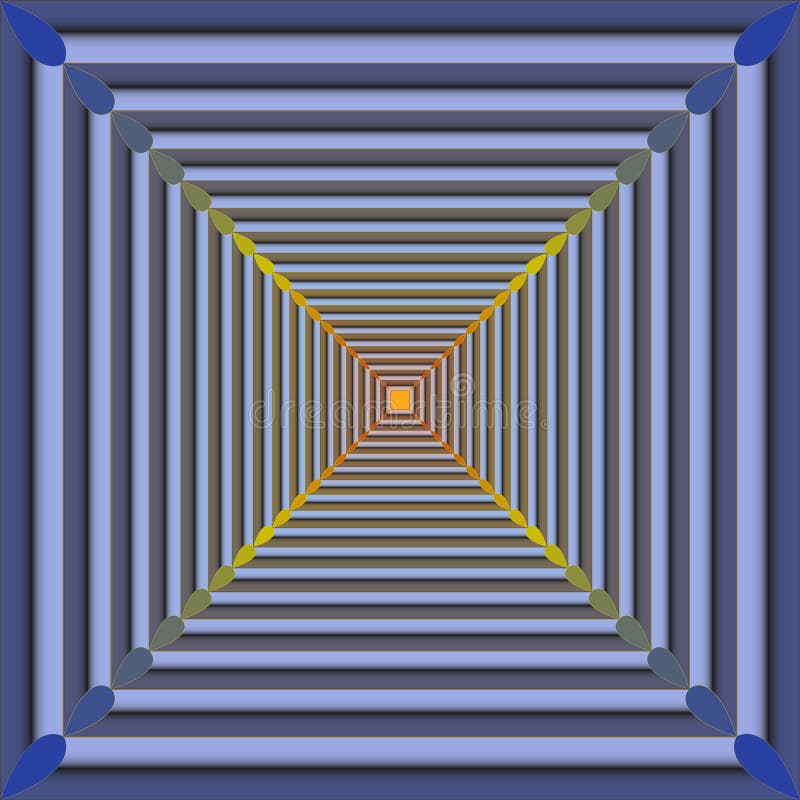 Abstract, Vector, Seamless Image of Stylized Steps in Perspective ...