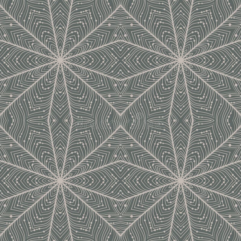 Abstract Vector Seamless Pattern Geometric Curve Elements Stock Vector Illustration Of Card