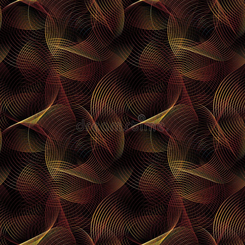 Abstract Vector Seamless Pattern Futuristic Background with Colo Stock ...