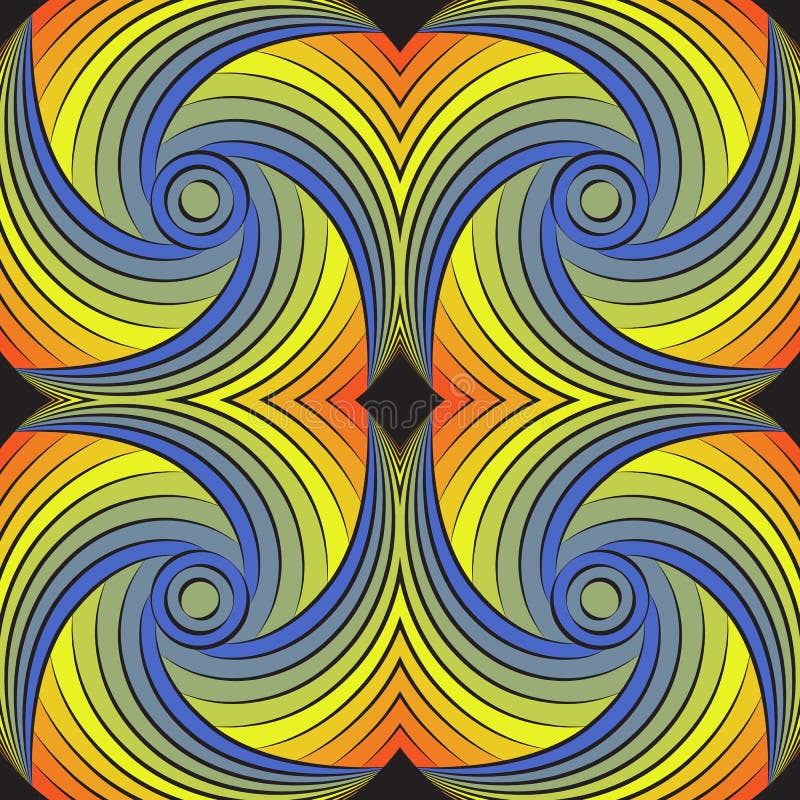 Abstract Vector Seamless Pattern. Geometric Curve Elements. Stock ... Abstract Vector Seamless Pattern. Geometric Curve Elements. Stock ...