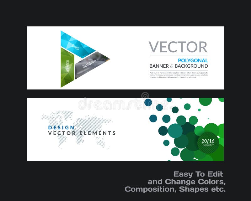 Set Colourful Technical Banners Stock Illustrations – 329 Set Colourful ...