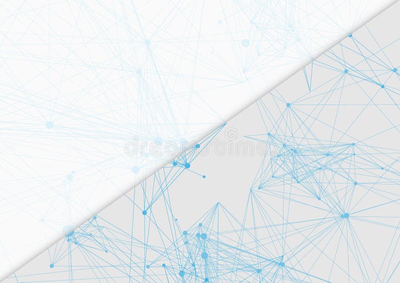 Abstract Vector Shape and Mesh Connection Design Background ...
