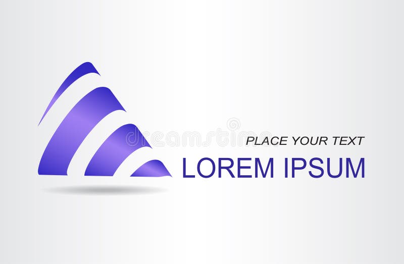 Abstract Vector Sign in Cones Shape. Stock Vector - Illustration of ...