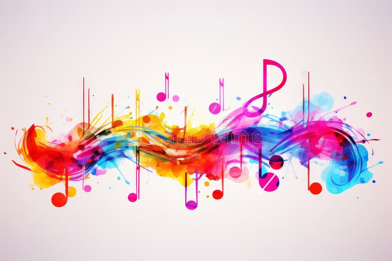 Continuous Music Note Line Art Vector Sketch Illustration Abstract ...