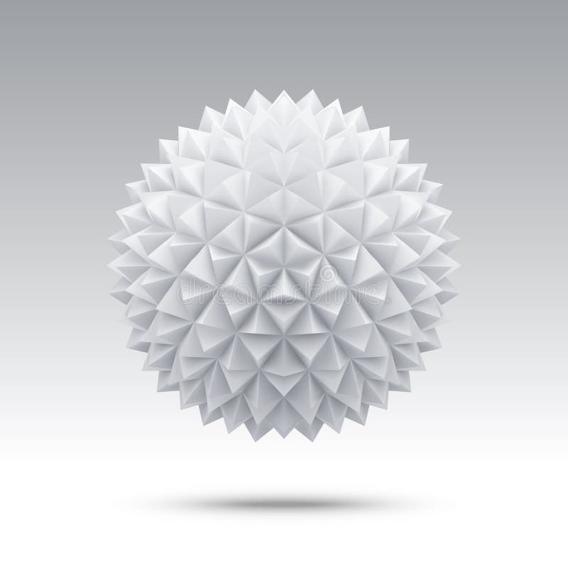 Sphere Faces Edges, Vertices Geometric Figures Outline Set Isolated on ...