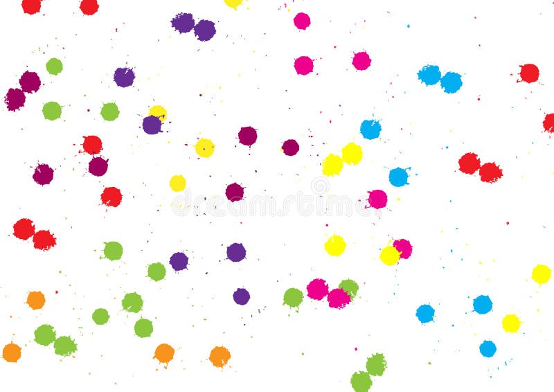 Abstract Vector Splatter Color Background. Illustration Vector Design ...