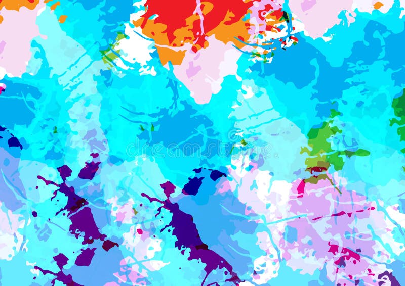 Vector Multicolor Splat and a Frame Background Stock Vector ...