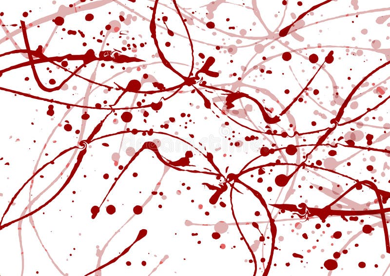 Abstract Vector Splatter Red Color Design Background, Illustration ...