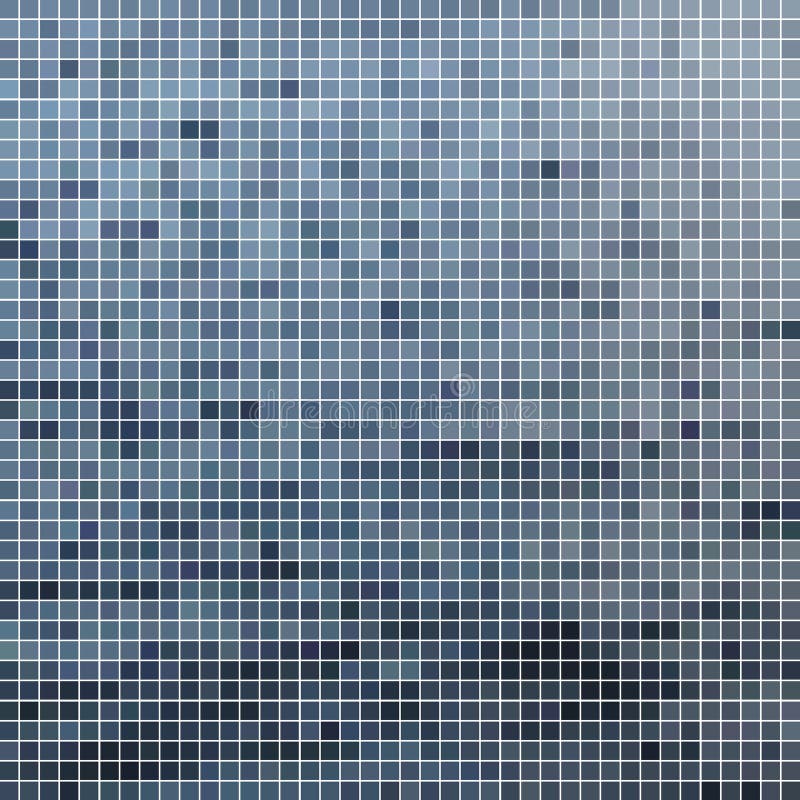Abstract Vector Square Pixel Mosaic Background Stock Illustration ...