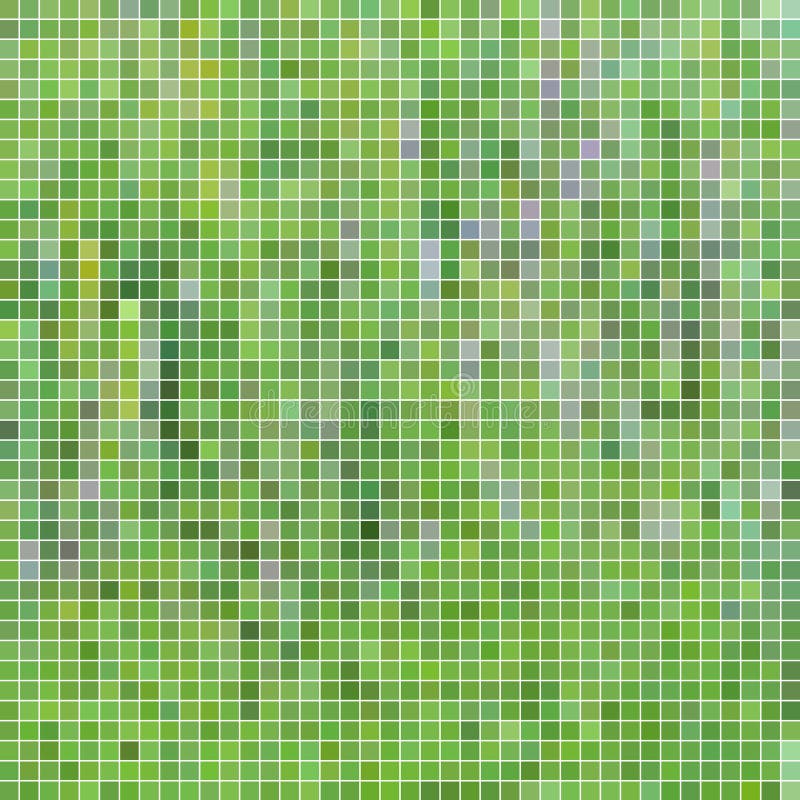 Abstract Vector Square Pixel Mosaic Background Stock Illustration ...