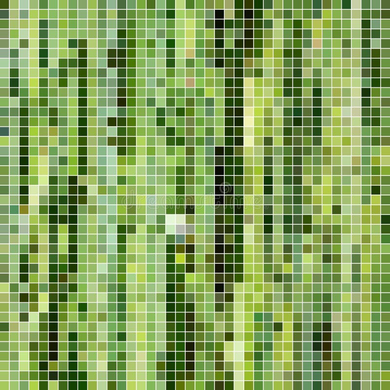Abstract Vector Square Pixel Mosaic Background Stock Illustration ...