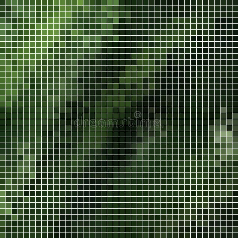 Abstract Vector Square Pixel Mosaic Background Stock Illustration ...