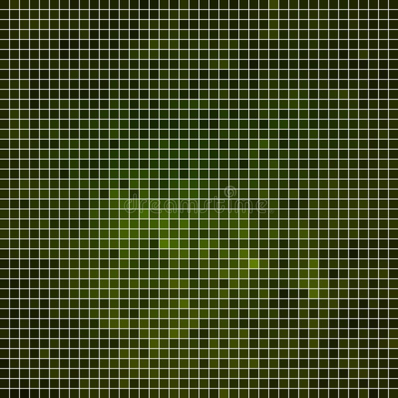 Abstract Vector Square Pixel Mosaic Background Stock Illustration ...