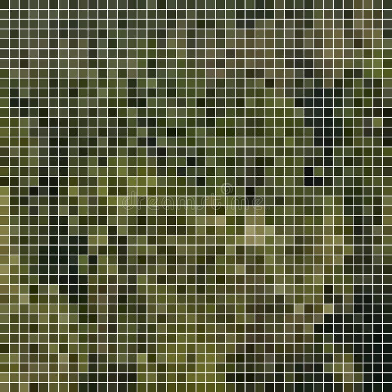 Abstract Vector Square Pixel Mosaic Background Stock Illustration ...