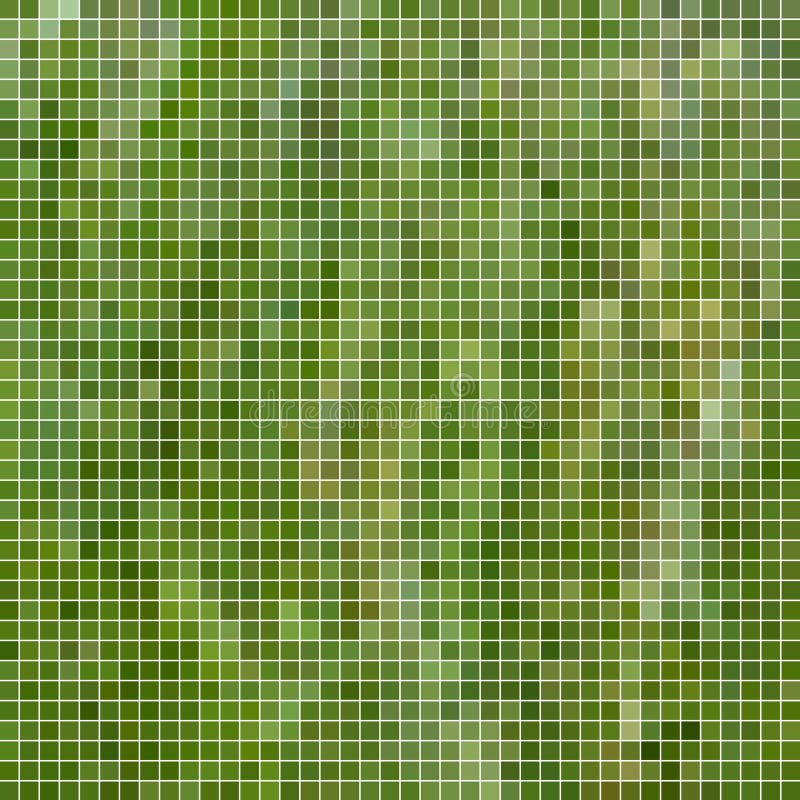 Abstract Vector Square Pixel Mosaic Background Stock Illustration ...