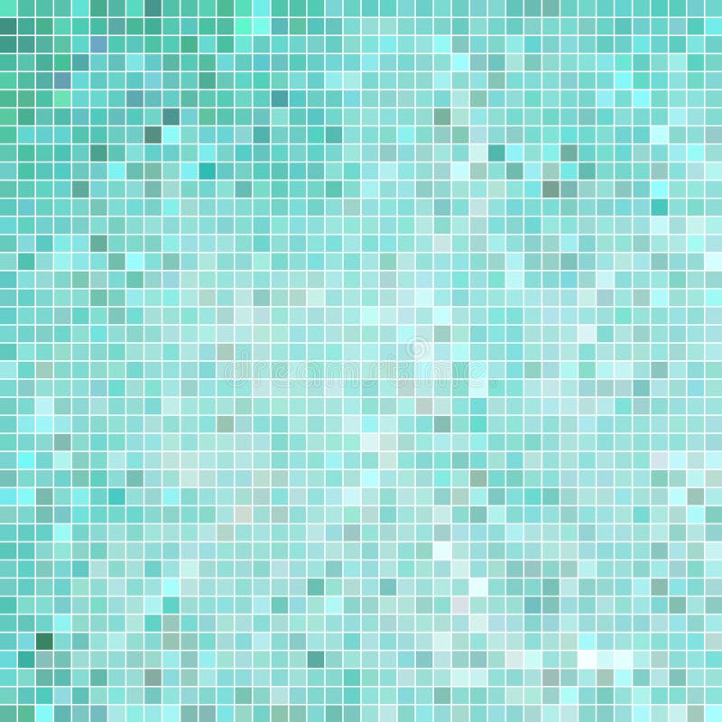 Abstract Vector Square Pixel Mosaic Background Stock Illustration ...