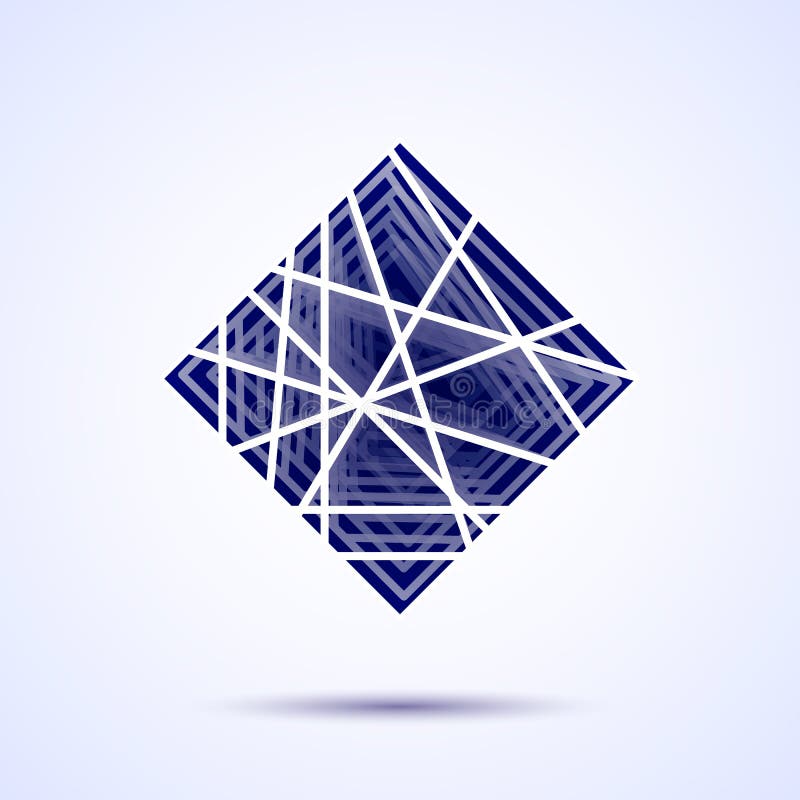 Abstract Vector Square Shape . Abstract Geometrical Modern Design ...