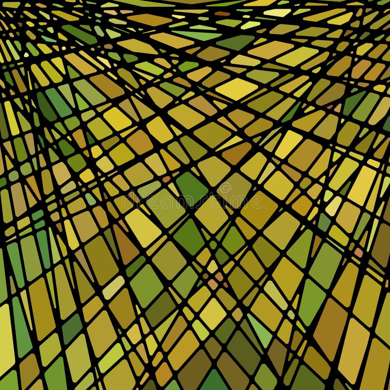 Vector Stained-glass Mosaic Background Stock Illustration ...