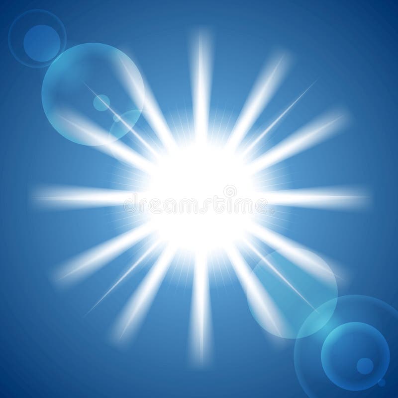 Abstract Vector Sun Background Stock Vector - Illustration of concept ...
