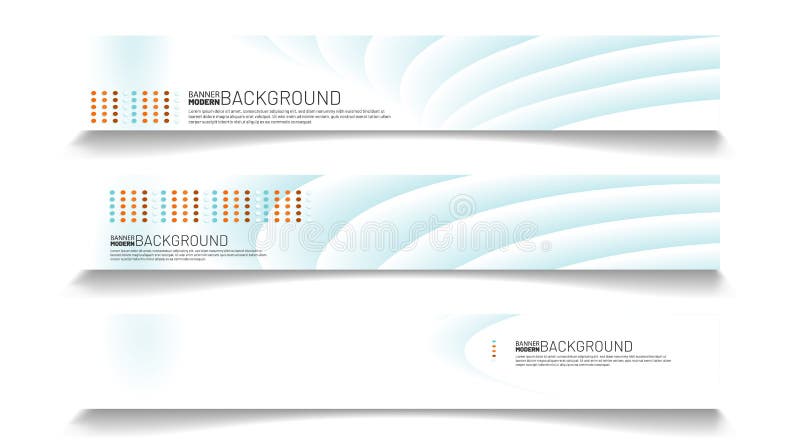 Abstract Vector Template Web Background. Rectangular Curved Line Design ...