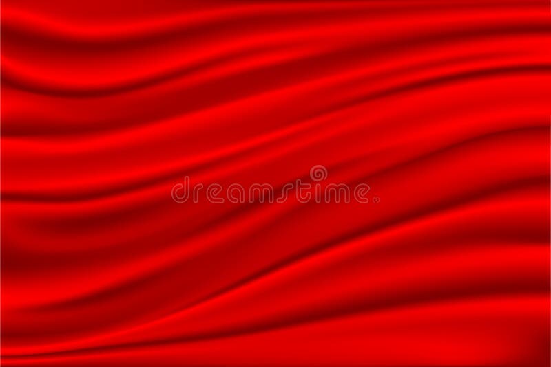 Red waving flag stock vector. Illustration of shape, elegant - 7689318