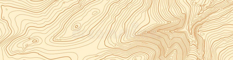 Abstract Vector Topographic Map in Brown Colors Stock Vector ...