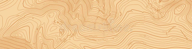 Abstract Vector Topographic Map in Brown Colors Stock Vector ...