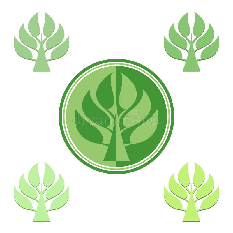 Abstract vector tree icon. stock vector. Illustration of branch - 82854834