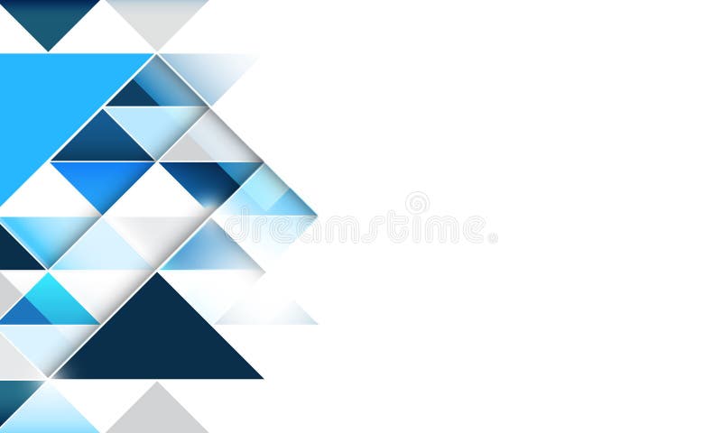 Abstract Triangular Vector Illustration with Place for Your Text. Stock ...