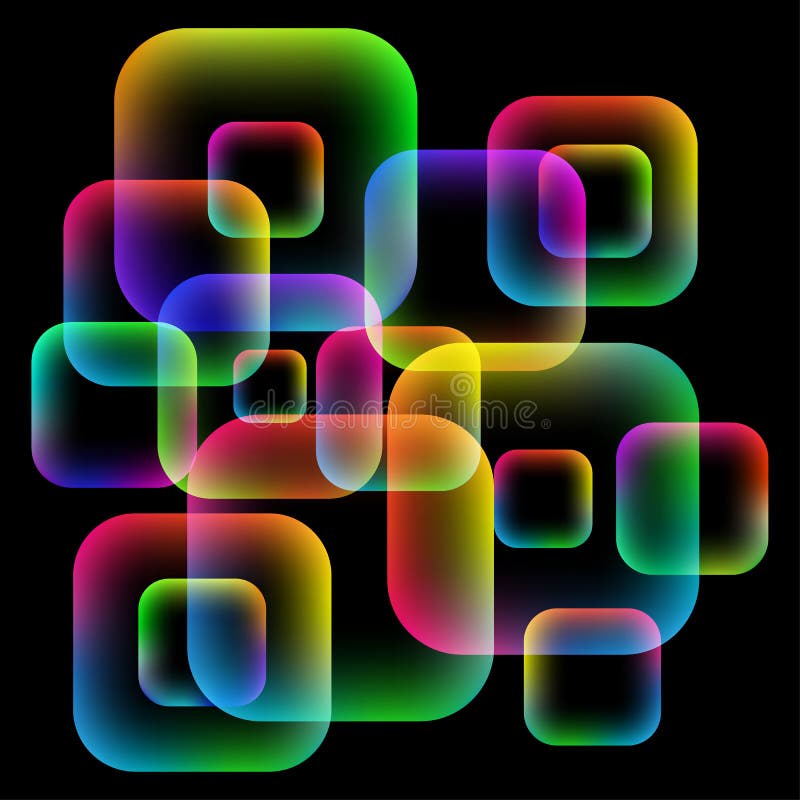 Abstract Vector TV Screen Background. Gradient Meshes. Stock Vector ...