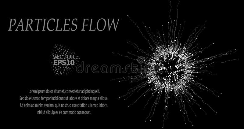 Abstract Vector Visualization Of Neural Connections Thin Colored Lines Connect Nodes Creating