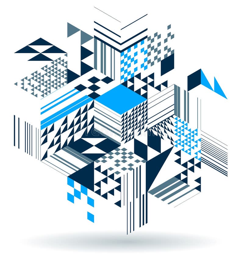Op Art Cubes Pattern Stock Illustrations – 262 Op Art Cubes Pattern ...