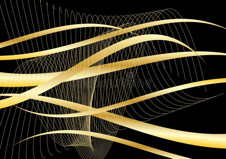 Abstract Vector Wave Design Stock Vector - Illustration of flow ...