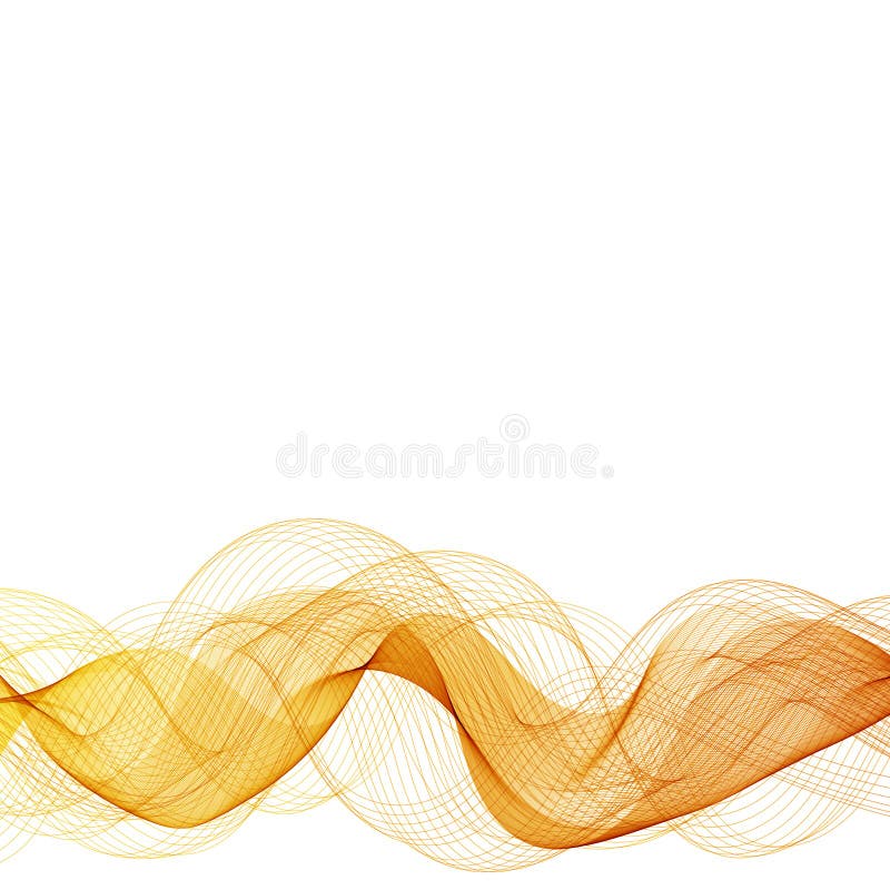 Abstract Vector Wave of Golden Color. Eps 10 Stock Vector ...