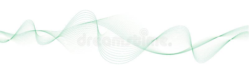 Abstract Vector Wave Lines on White Background Stock Vector ...